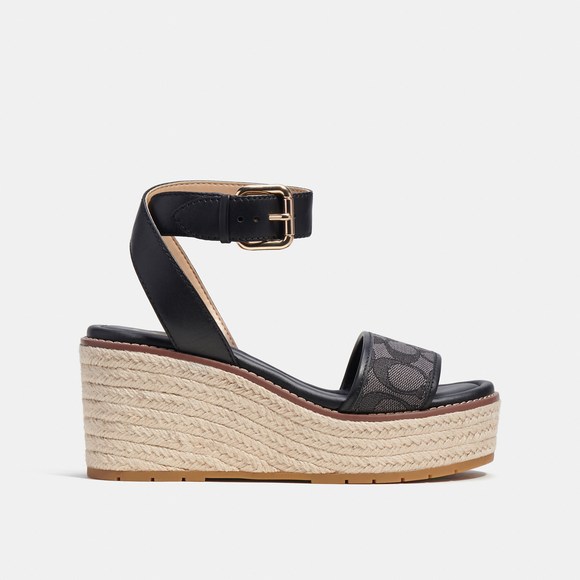 Coach | Shoes | Nwt Coach Outlet Korey Espadrille In Signature Jacquard ...